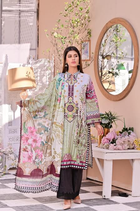 Readymade Light Green 3 Piece Suit - AAHANG – Karigari